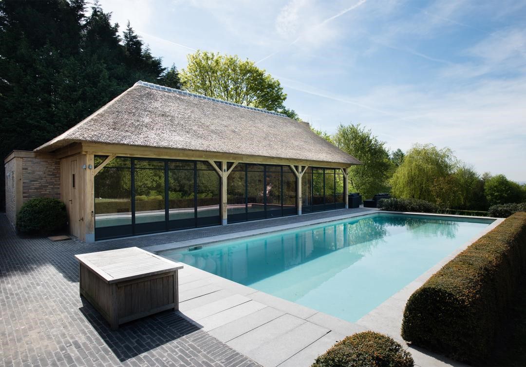 Houten poolhouses | Buitenschrijnwerk.eu